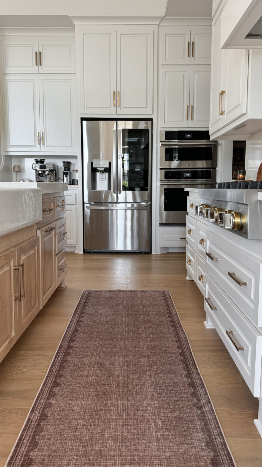 My $40 Fall Kitchen Rug